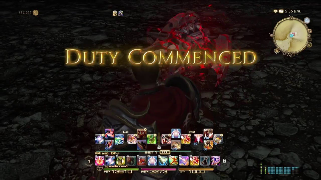 FINAL FANTASY XIV - Warrior vs The Chimera (Solo) - YouTube