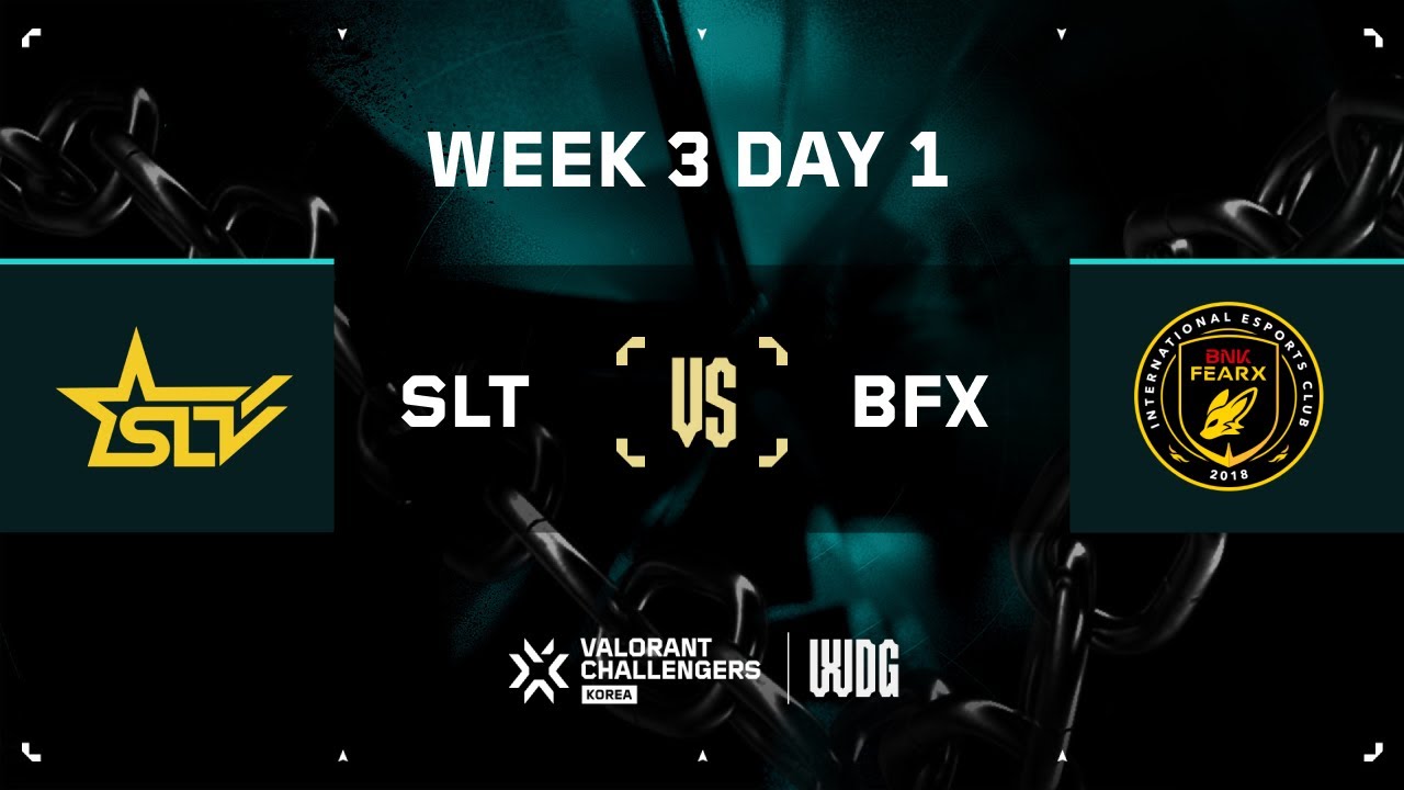 SLT vs BFX | 3주차 1일 | 2025 WDG 발로란트 챌린저스 코리아 스플릿 3 - YouTube
