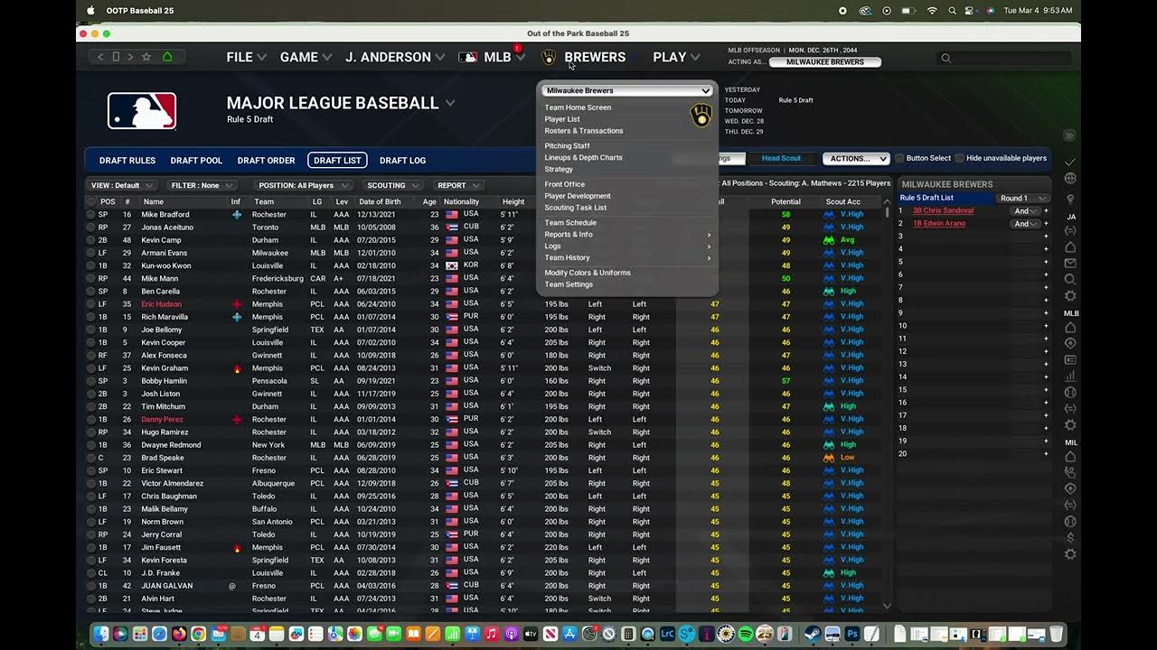 Rule 5 basics OOTP Online - YouTube