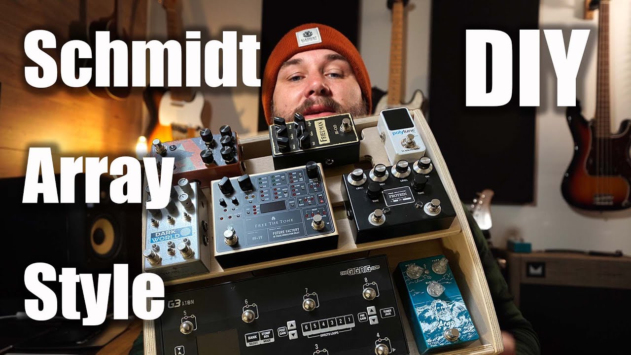 How To Build A Schmidt Array Pedal Board - From Scratch - YouTube