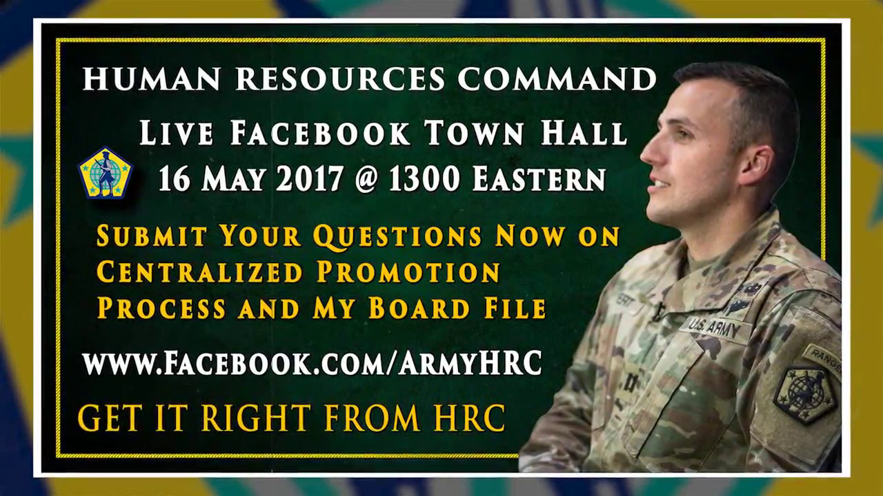 Live HRC Facebook event May 16 on Promotions and Board File prep CPT ...