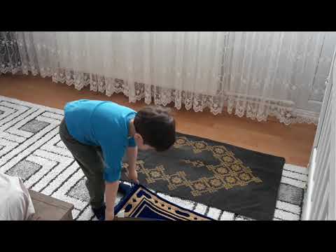 Namaz nasil kılınır mavisim öğreniyor