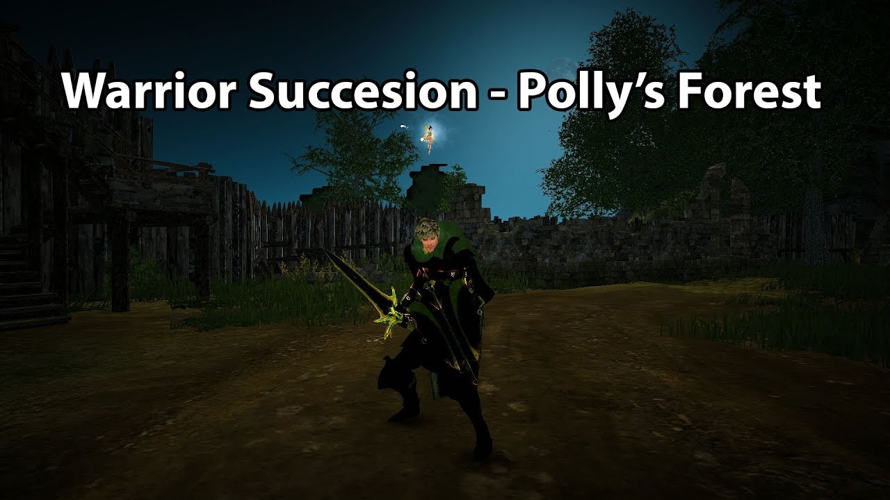 Black Desert Online - Succession Warrior Polly's Forest rotation - YouTube
