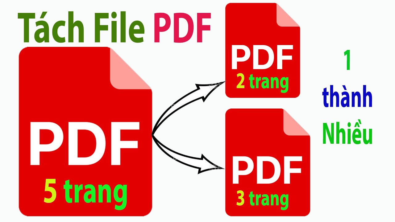 Hướng dẫn Tách một File PDF ra thành Nhiều File PDF nhỏ hơn - YouTube