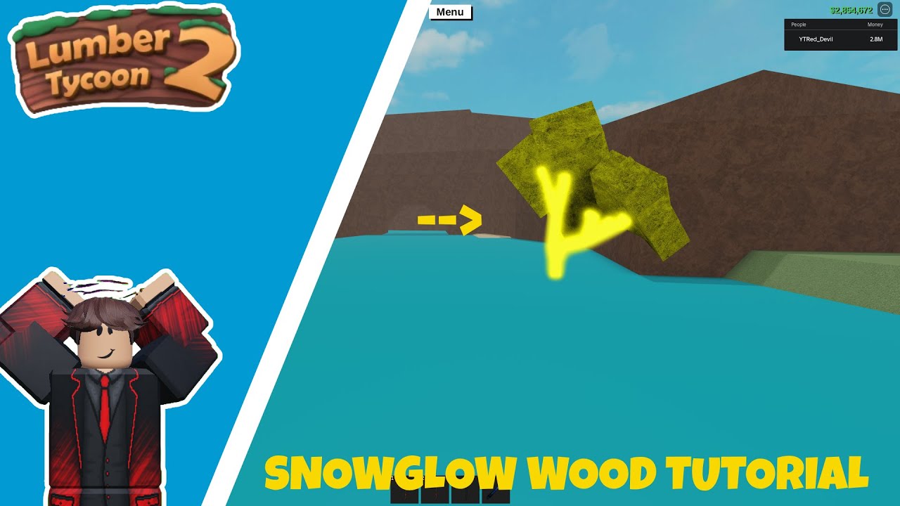 Lumber tycoon 2 | Snowglow Wood Tutorial - YouTube