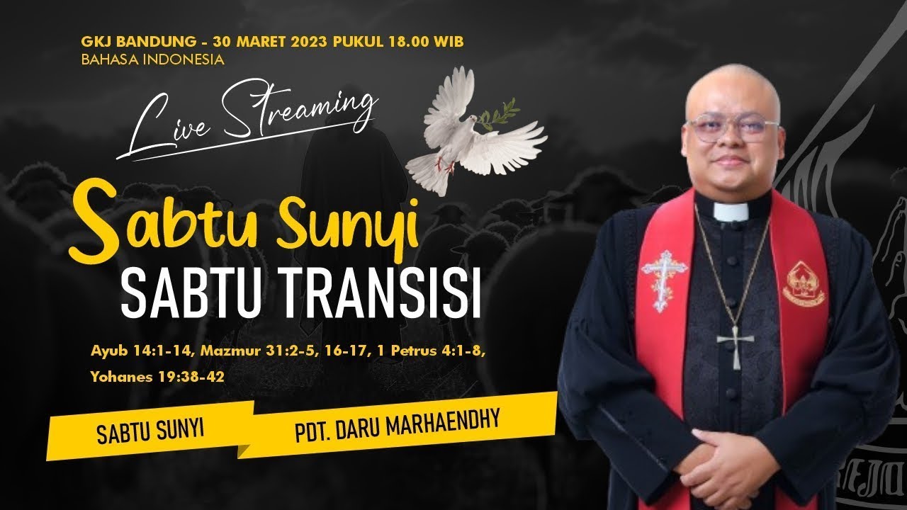 IBADAH SABTU SUNYI - 30 MARET 2024 - YouTube
