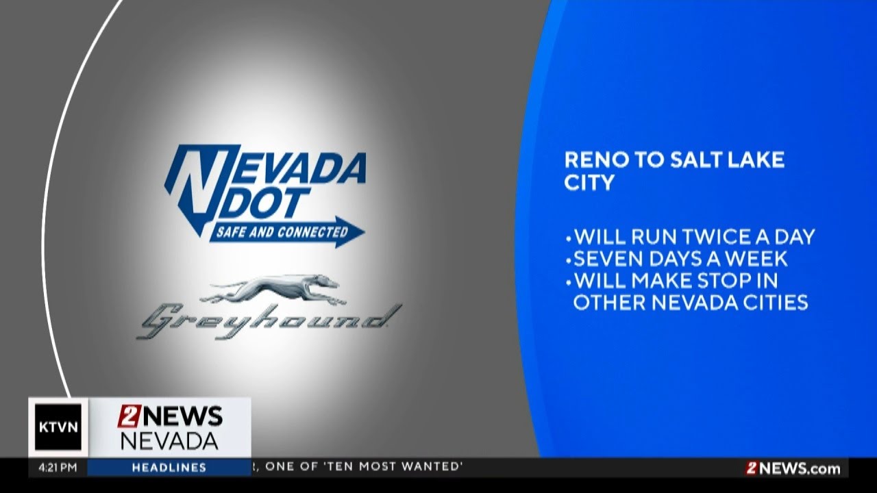 Greyhound launches new route linking Reno and Salt Lake City Tuesday ...