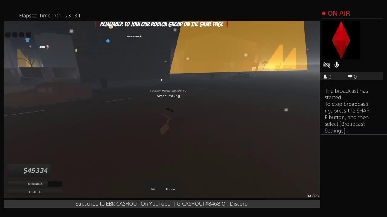 EBK CASHOUT PS4 ROBLOX Streaming "Tha Bronx 2" |#Twitch # ...