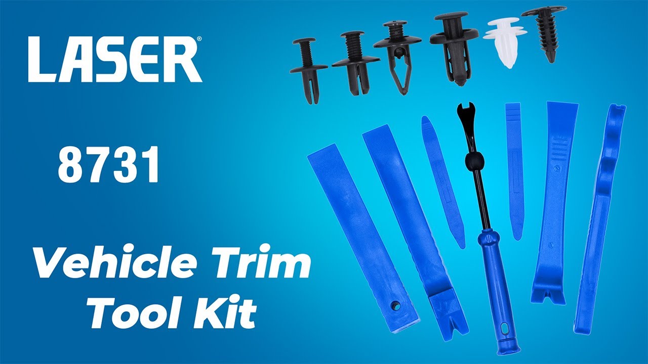 Vehicle Trim Tool Kit 107pc | 8731 | Laser Tools | - YouTube