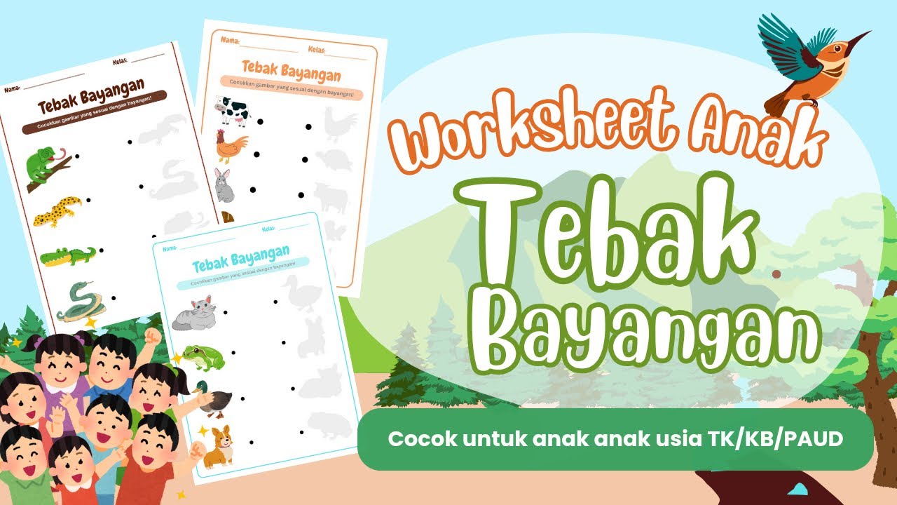 Membuat worksheet anak menggunakan aplikasi Canva - YouTube