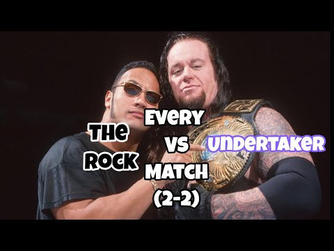 Every The Rock VS Undertaker Match (2-2)