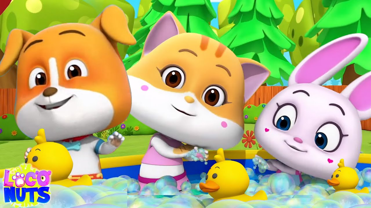 The Bath Song + More Kids Learning Video and Nursery Rhymes - YouTube