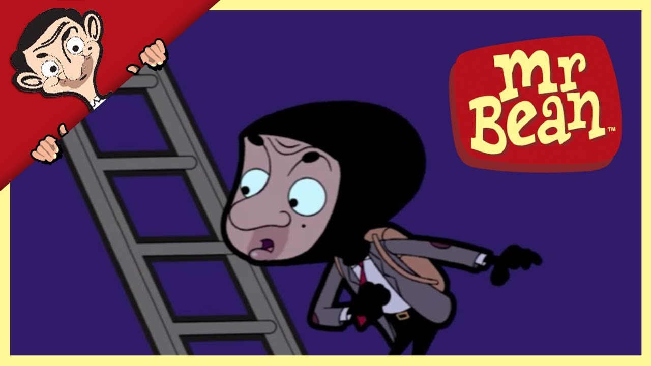 Bean The Burglar Mr Bean Cartoon - YouTube