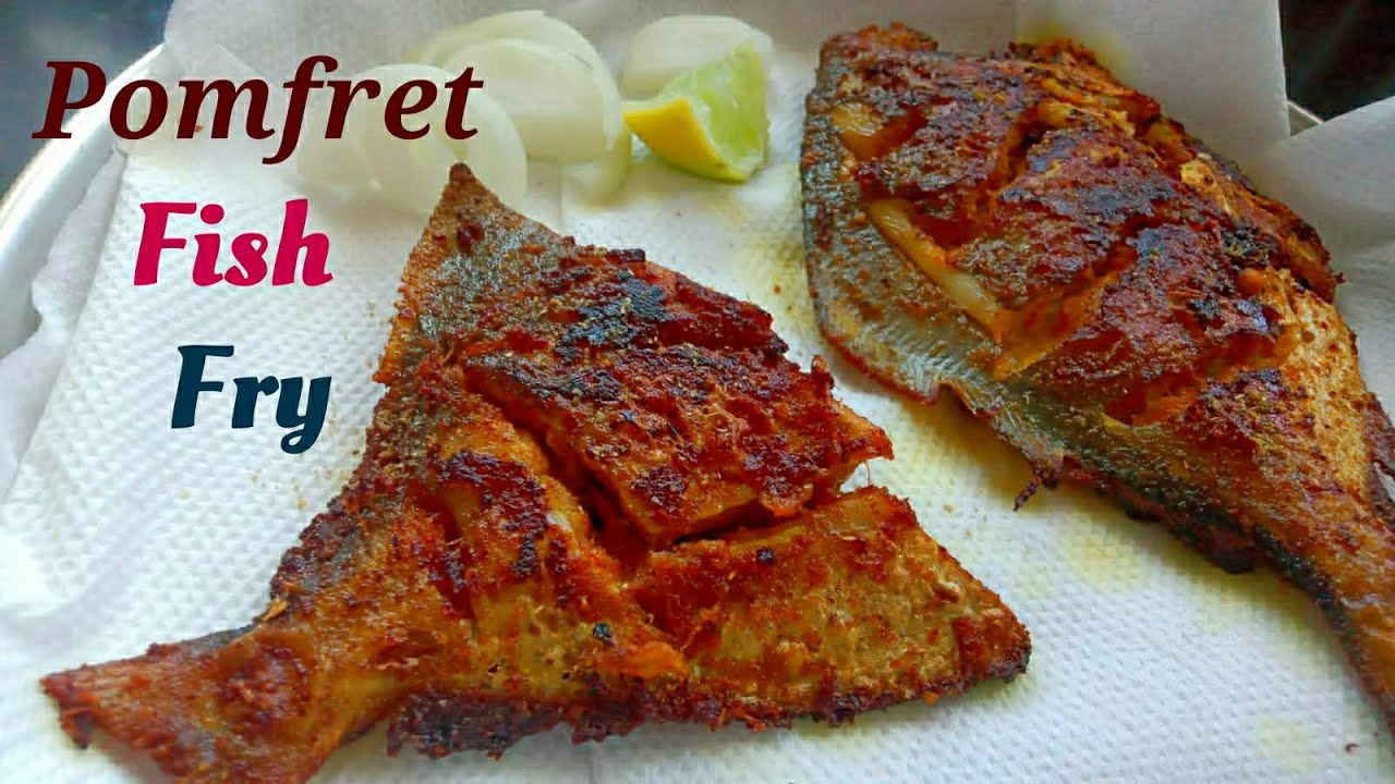పాంఫ్రేట్ ఫిష్ ఫ్రై || POMFRET FISH FRY in Telugu | Crispy Fish Fry | Chanduva Chepala Vepudu ...