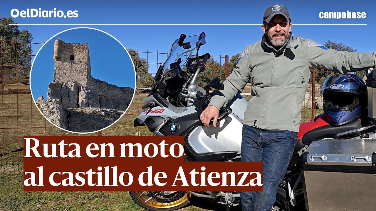 Ruta en MOTO al castillo de ATIENZA (Guadalajara) · CAMPOBASE - YouTube