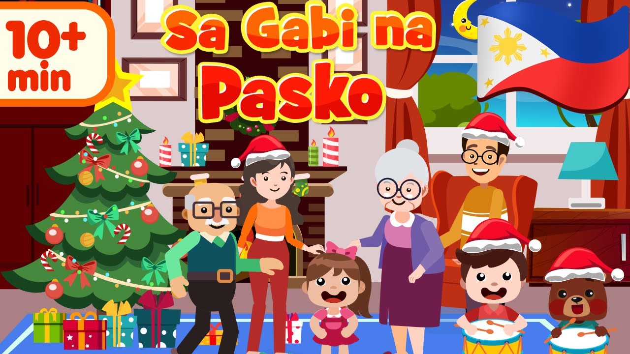 Sa Gabi ng Pasko | Christmas Song & Xmas Awiting Pamasko Compilation ...