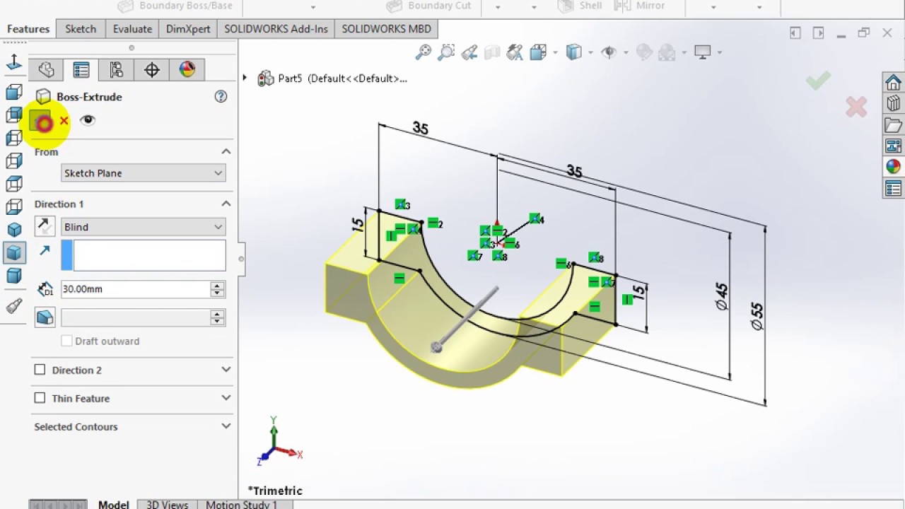 3D Conrod Connecting # SOLIDWORKS - YouTube