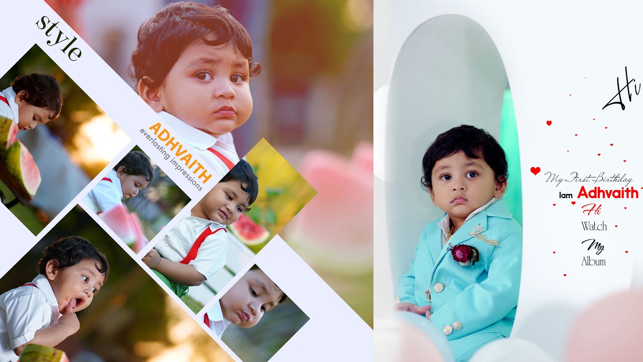 Adhvaith's cake smash promo - YouTube