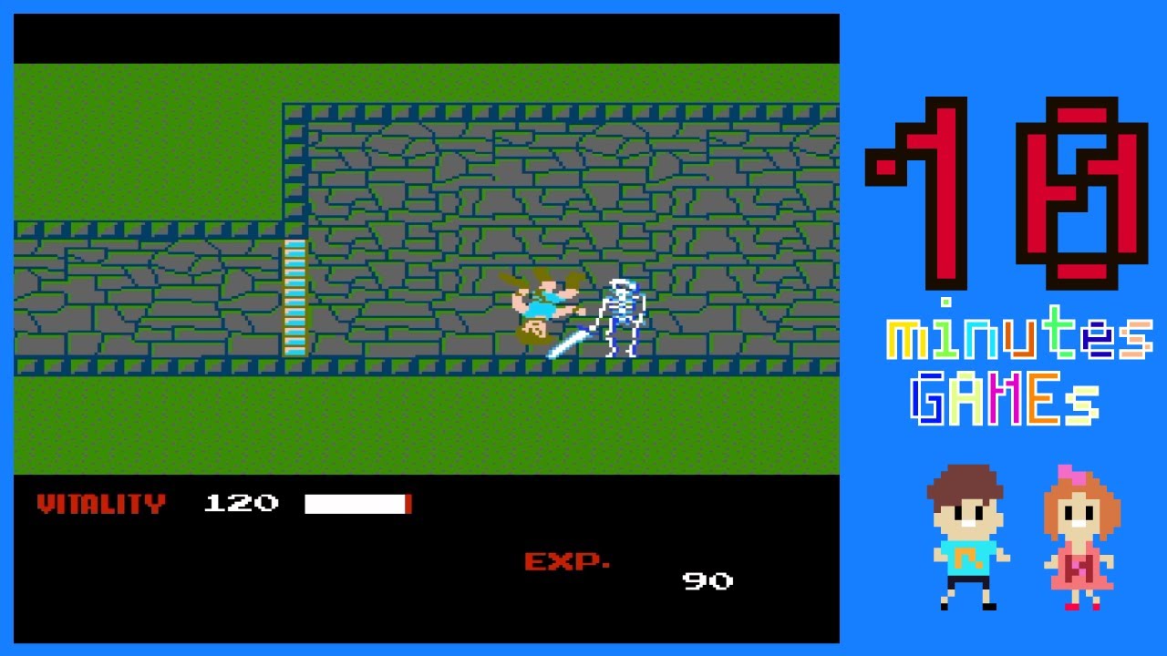 （NES）DRAGON BUSTER -10 minutes GAMEs- - YouTube