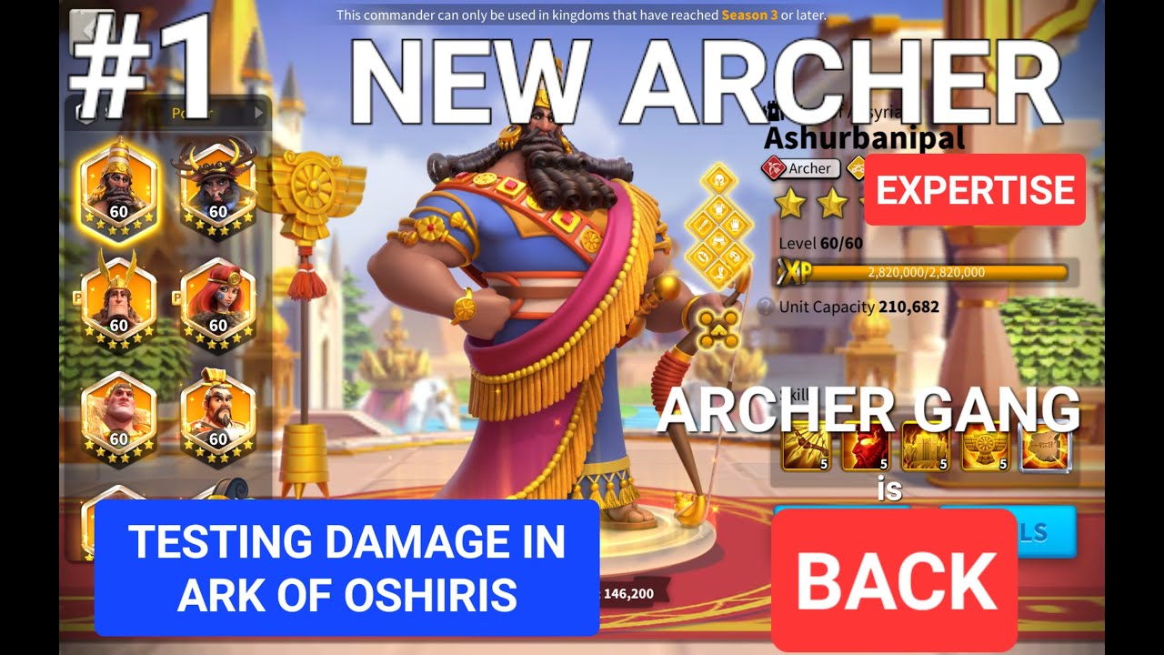 #1 NEW ARCHER COMMANDER IS UP | TESTING ON AOO - YouTube