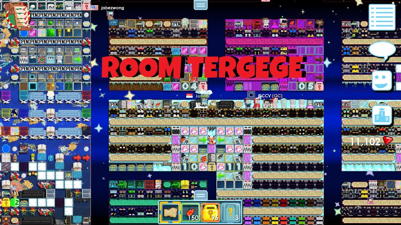 🔴[Live] JAGA ROOM TERGEGE DI TOKOXO - Growtopia Indonesia - YouTube