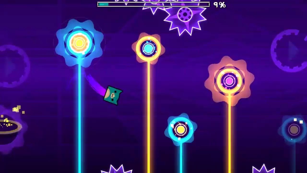 Geometry dash Toe 2: 41% - YouTube