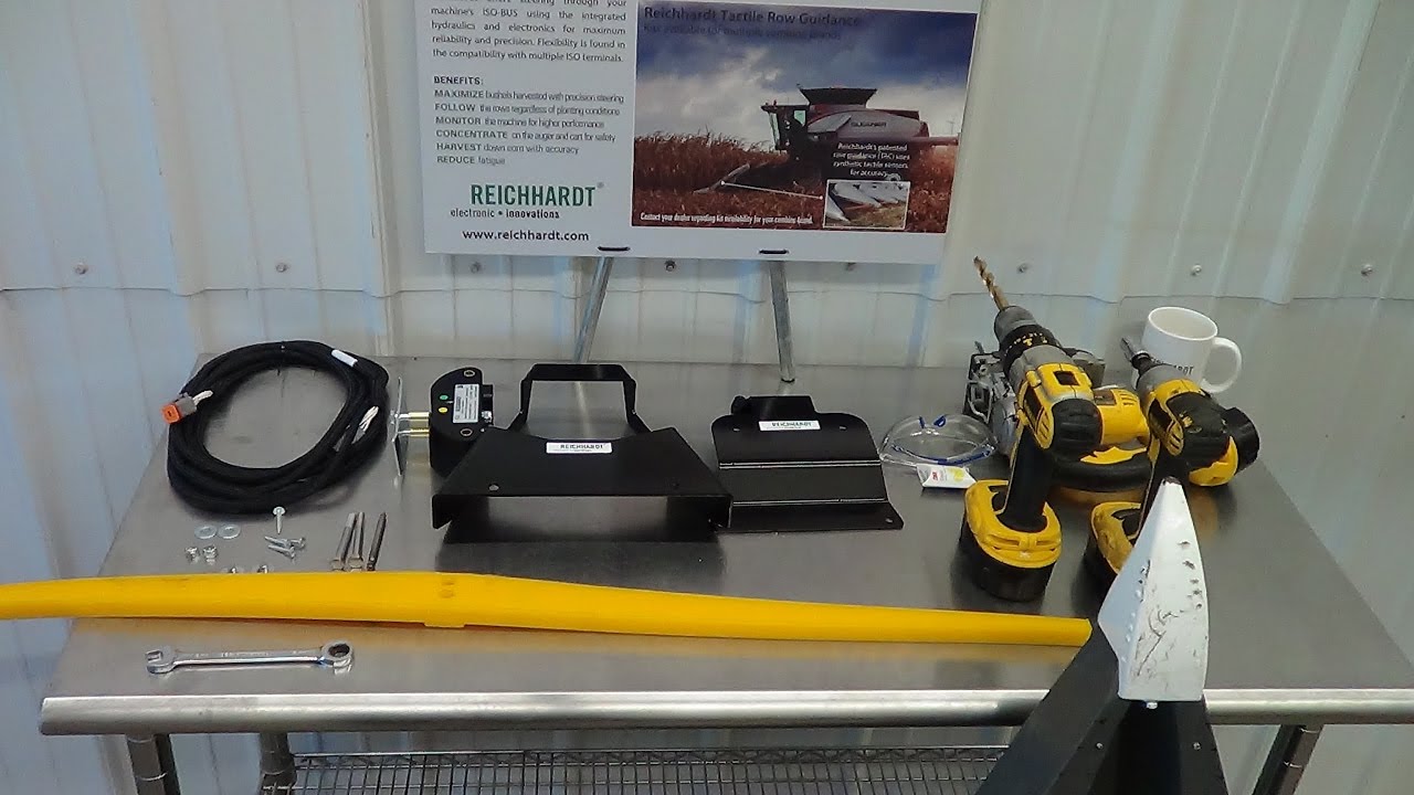 AGCO 3200 Header TAC Sensor Mounting (Short Version) - YouTube