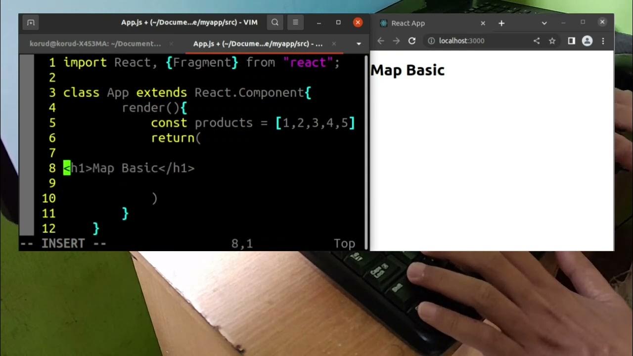 Cara sederhana menggunakan map pada reactjs - YouTube Cara sederhana menggunakan map pada reactjs - YouTube