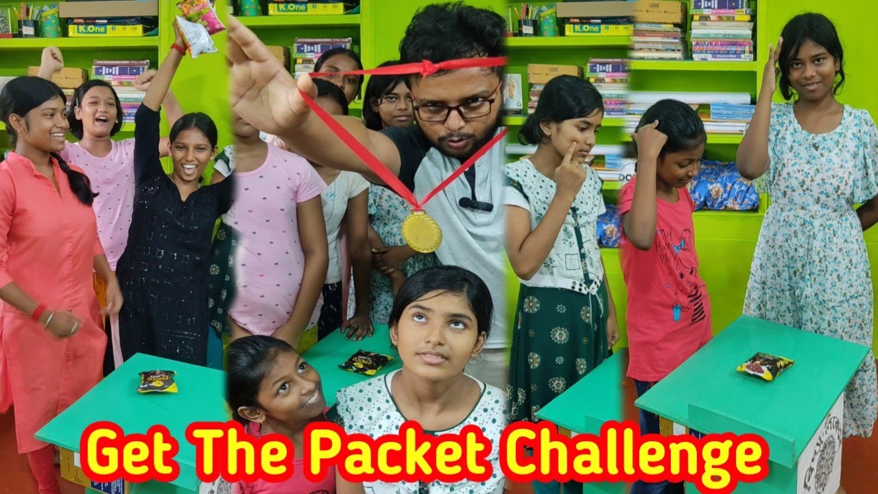 Take The Packet Challenge || Let's See Who Won The Challenge|| - YouTube