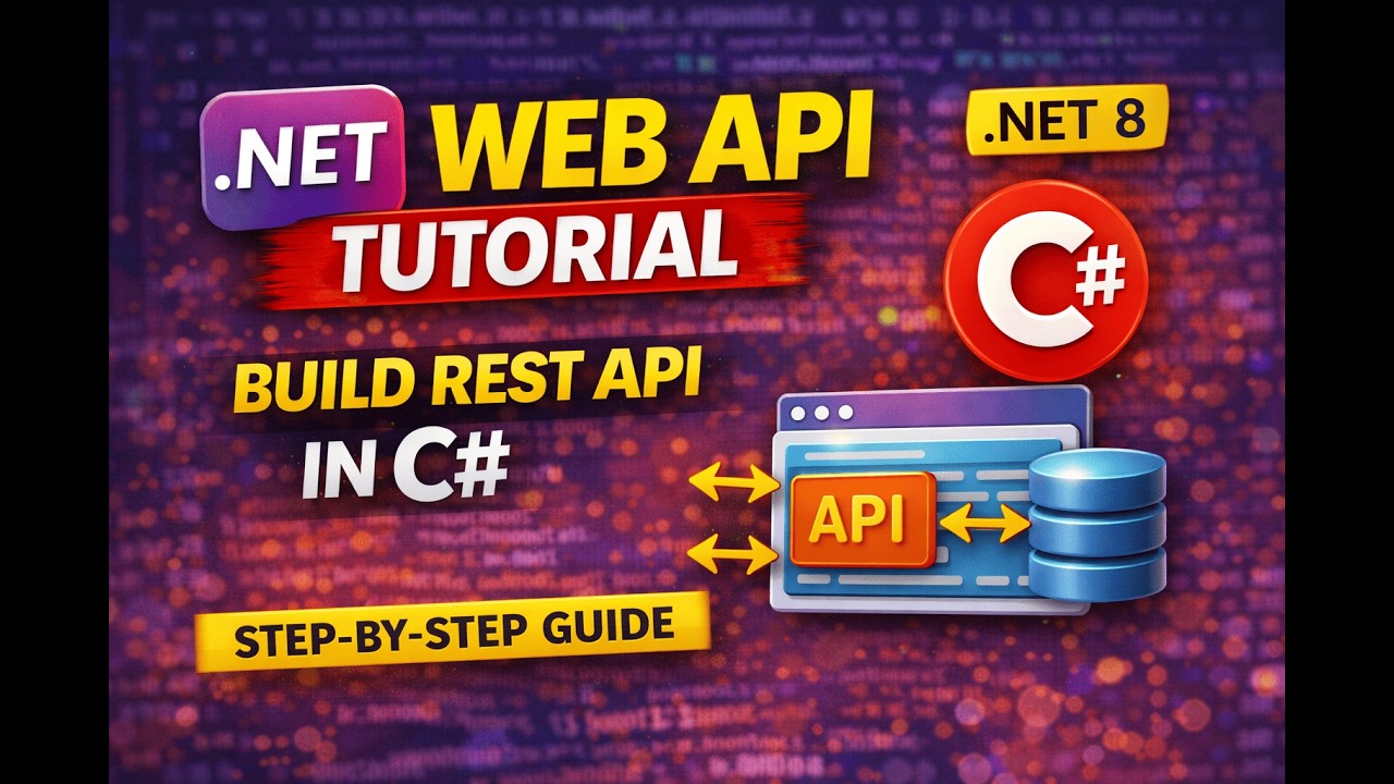 .NET web API using C# in Visual Studio 2022 - YouTube