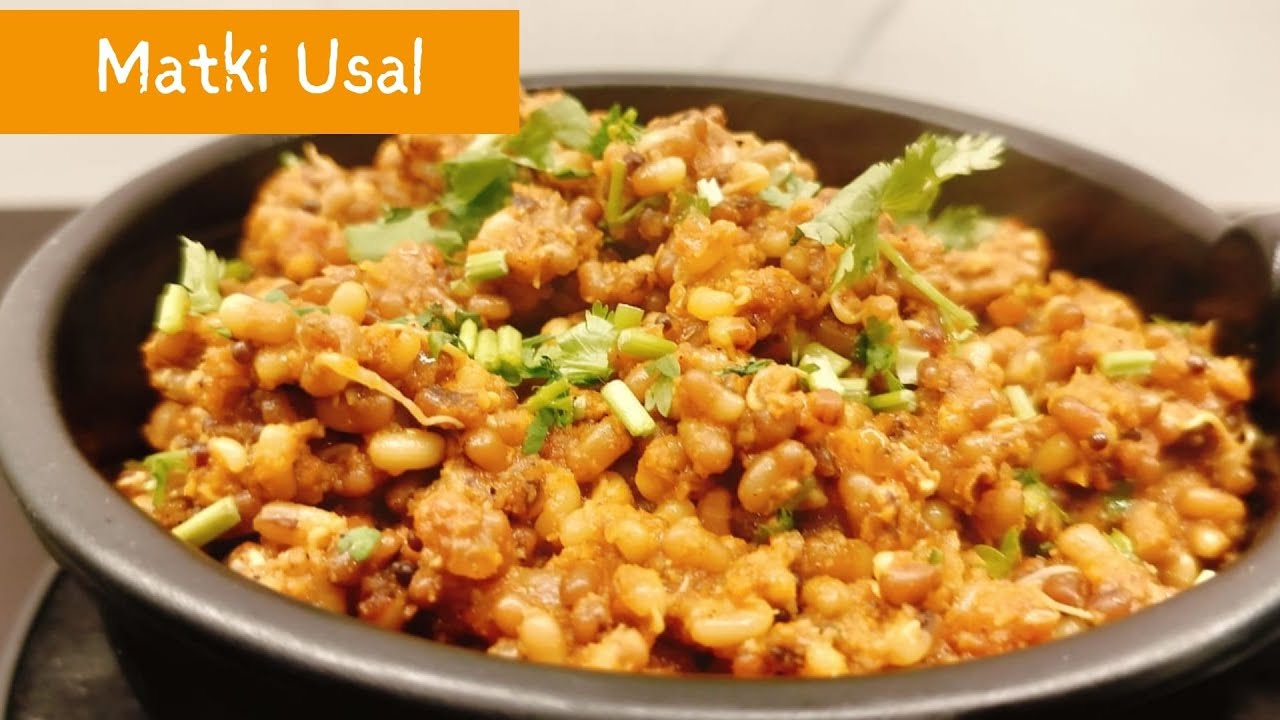 Maharashtrian Matki Chi Usal | Matki Usal Recipe in hindi | Sprouted ...