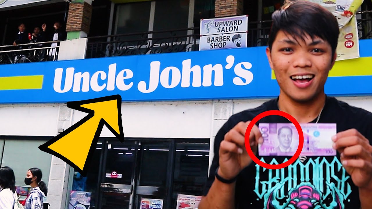 100 Pesos sa UNCLE JOHN'S Store na dating MINISTOP! (Sobrang EPIC) - YouTube