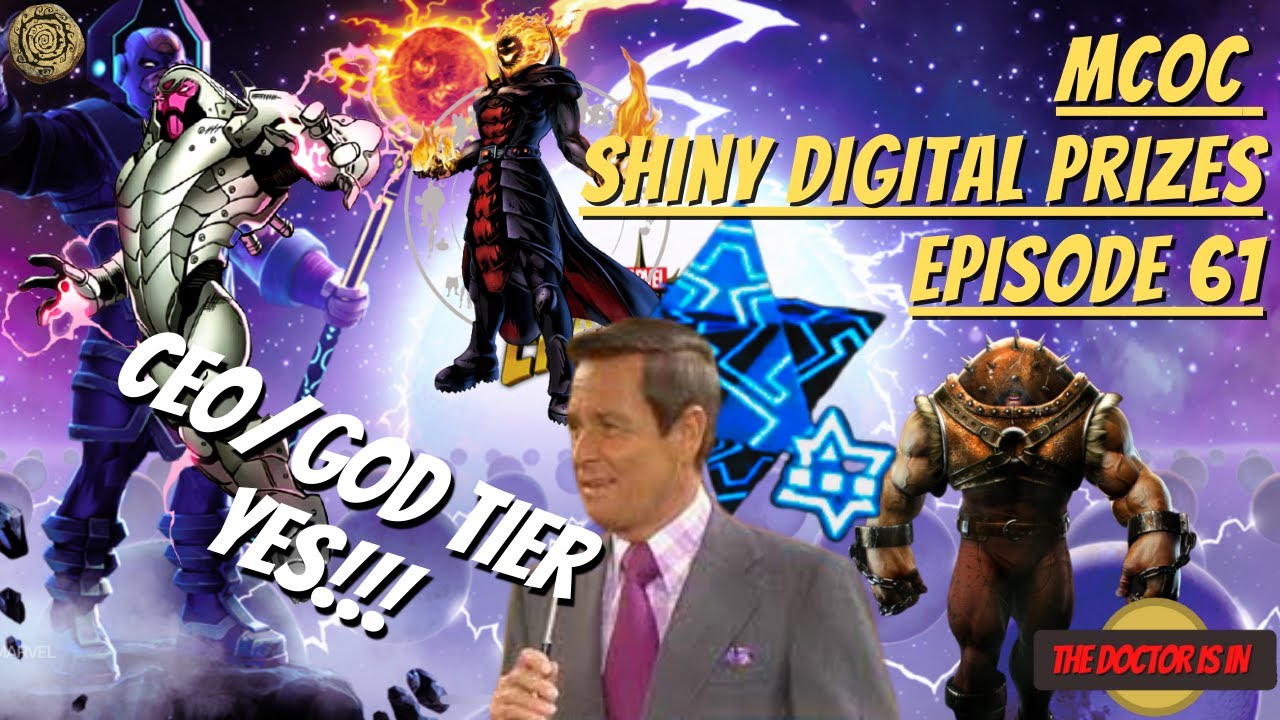 MCOC Digital Shiny Prizes Episode 61 New 6 Stars CEO and God Tier EOP ...
