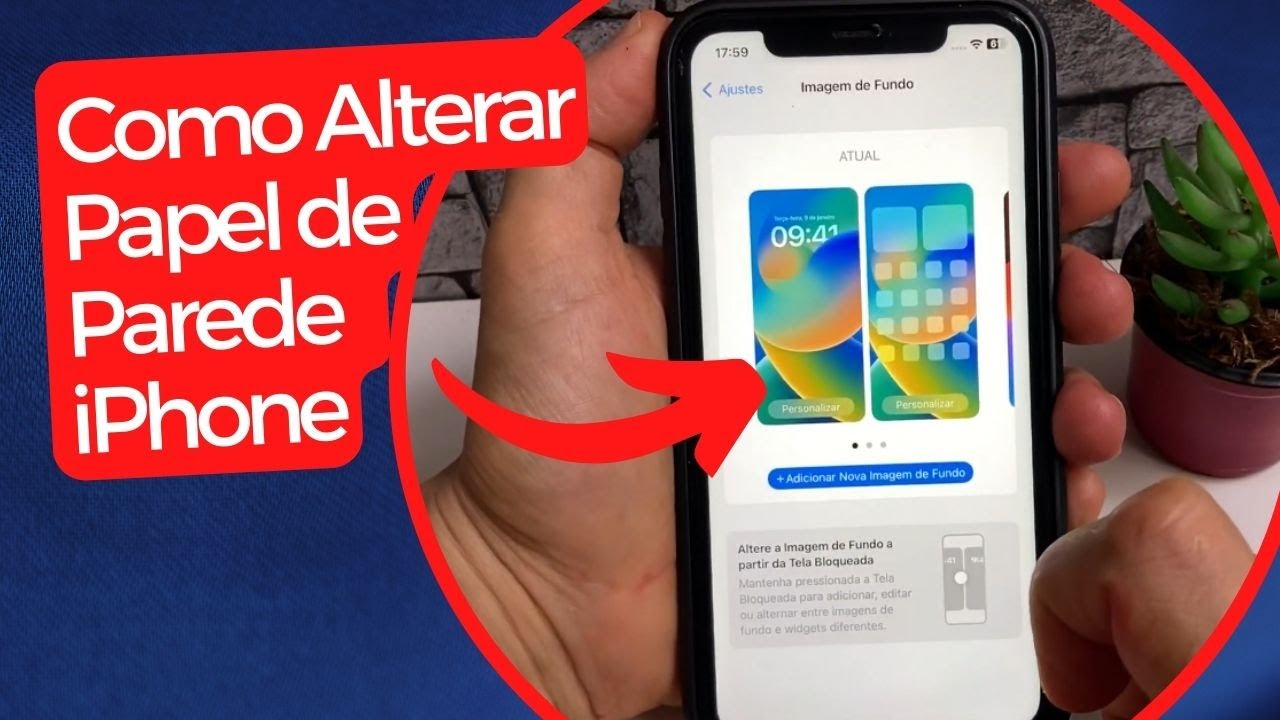 Como Alterar o Papel de Parede no iPhone - YouTube