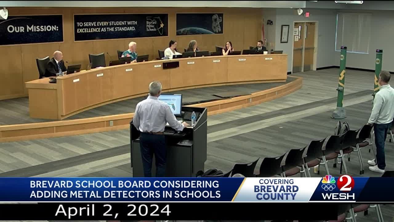 Brevard County school board discusses placing metal detectors on ...