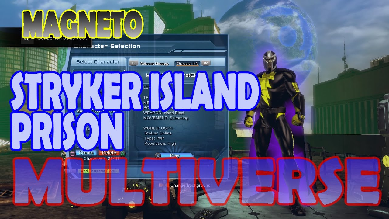 DCUO The Magneto War; Part 09 Stryker Island Prison - YouTube