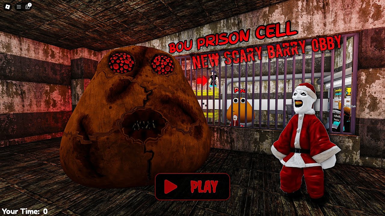 POU'S REVENGE BARRY'S PRISON RUN HORROR - NEW SCARY HORROR (#roblox ...