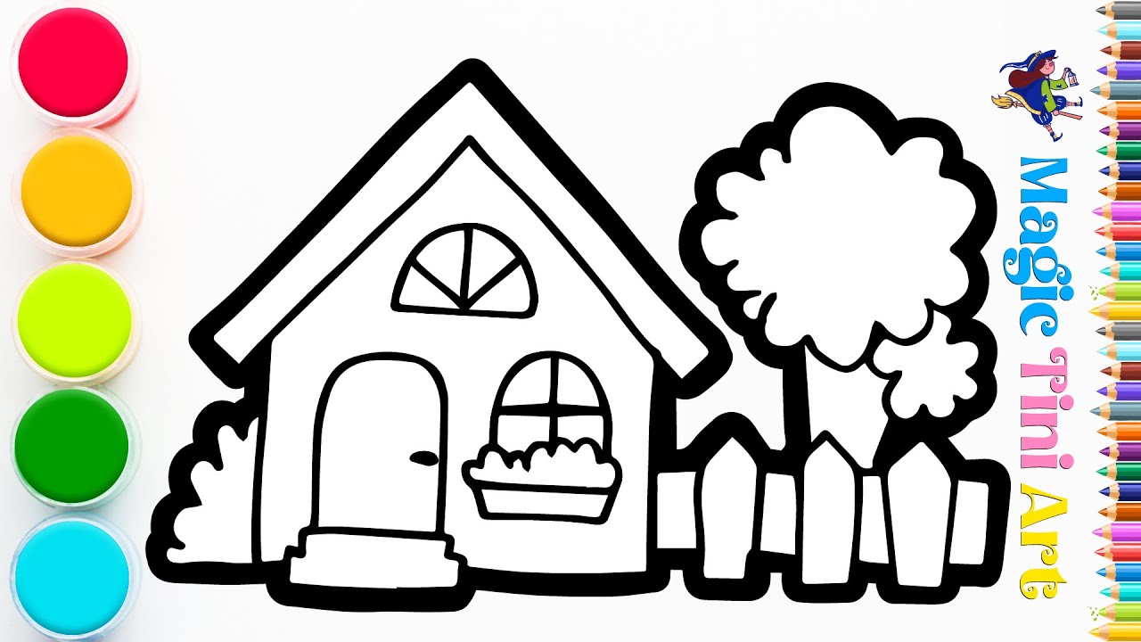 How to Draw a House | Step by Step - YouTube
