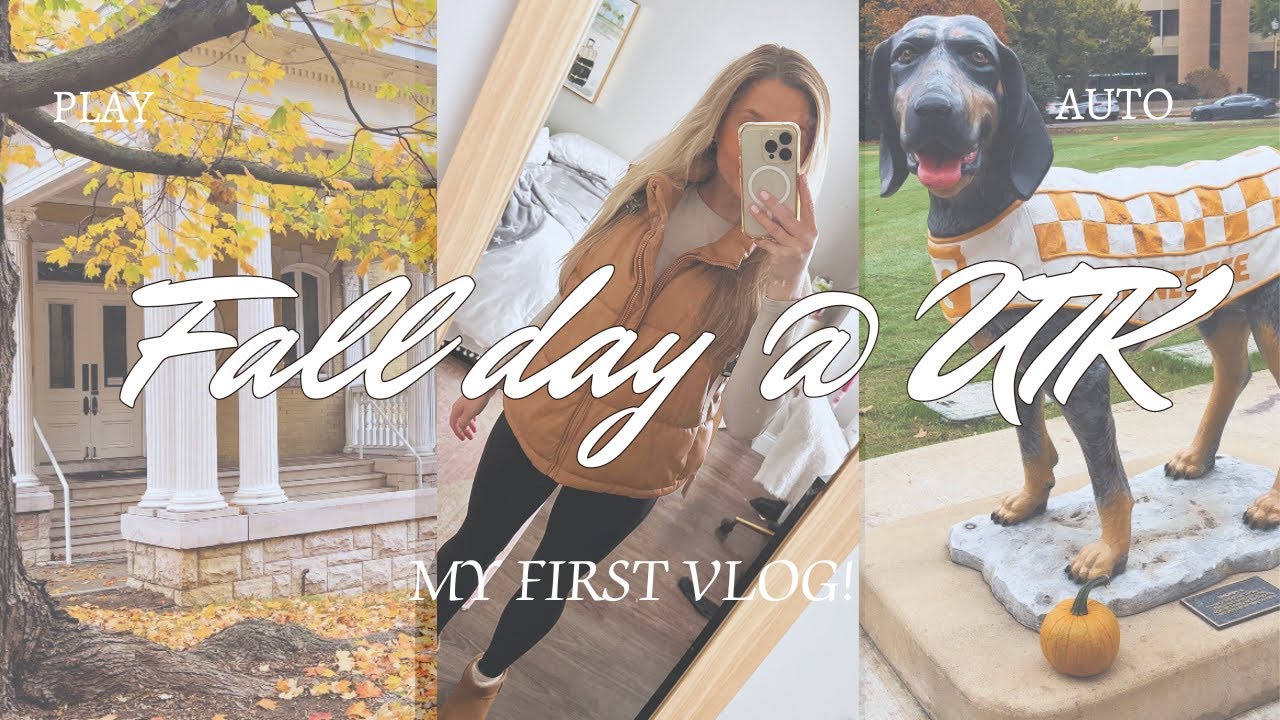 My first vlog! Fall day at UTK - YouTube