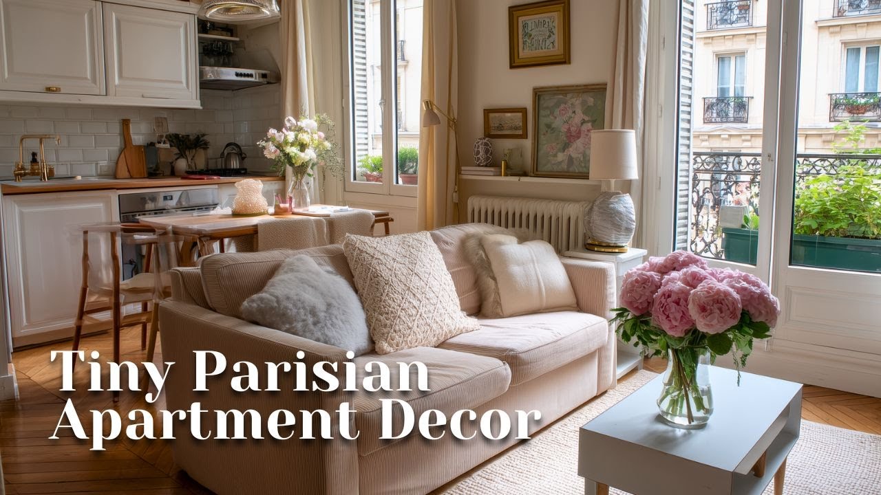 Tiny Parisian Apartment Decor | Stylish Small Space Ideas You’ll Want ...