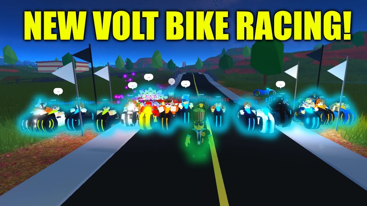 New Volt bike RACING!!! | Roblox Jailbreak - YouTube