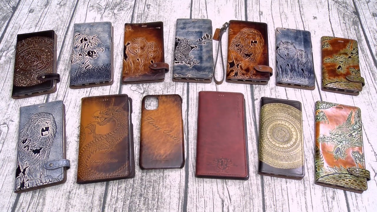 Exclusive Premium Leather Cases For iPhones, Galaxy's And More! - YouTube
