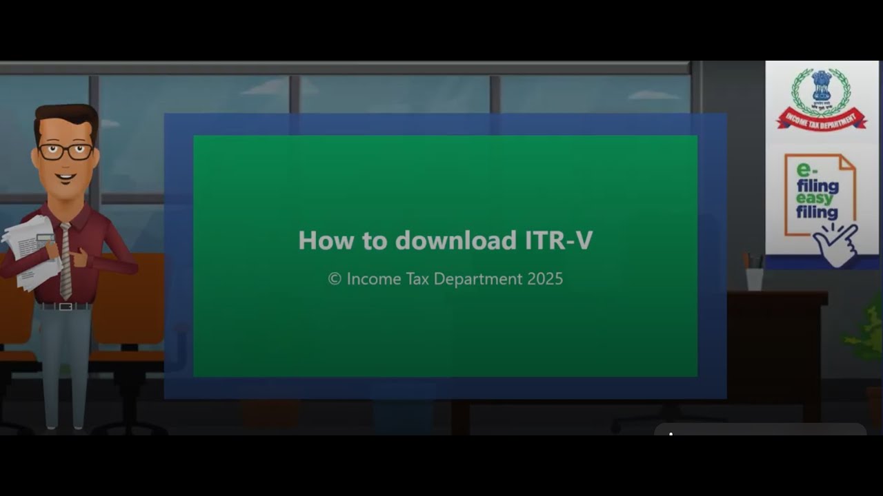 How to download ITR-V? (Hindi) - YouTube
