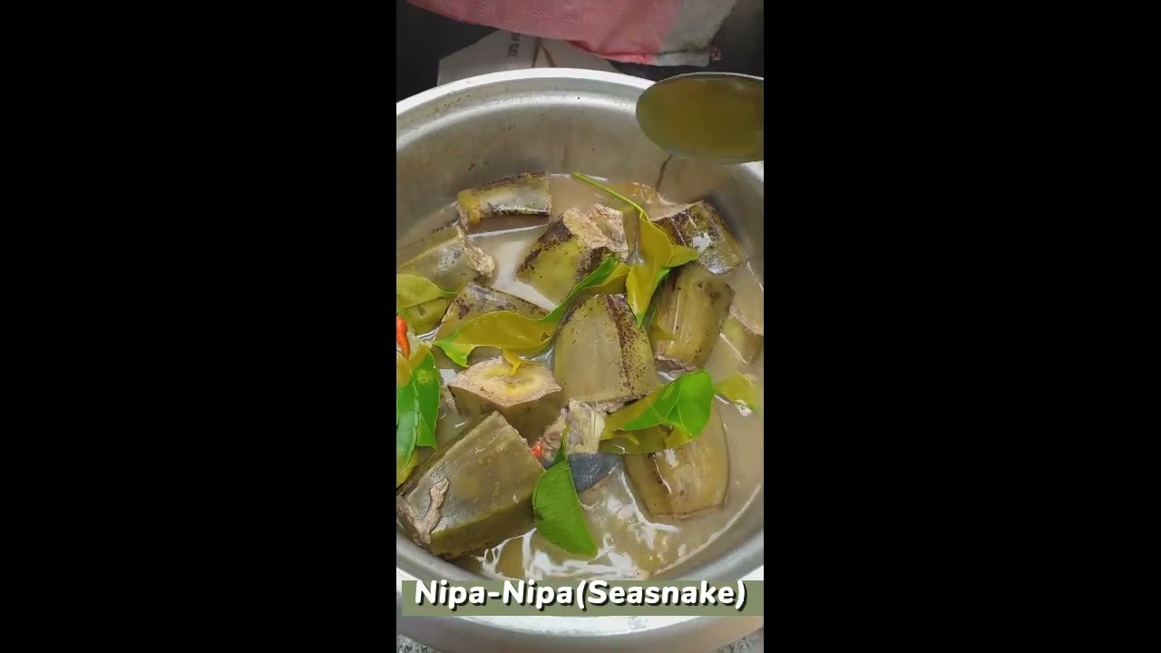 Sea snake with saging na saba - YouTube