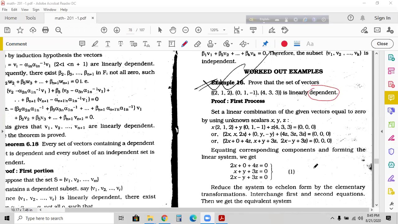 MATH 201 SECTION 07 LECTURE 05 - YouTube
