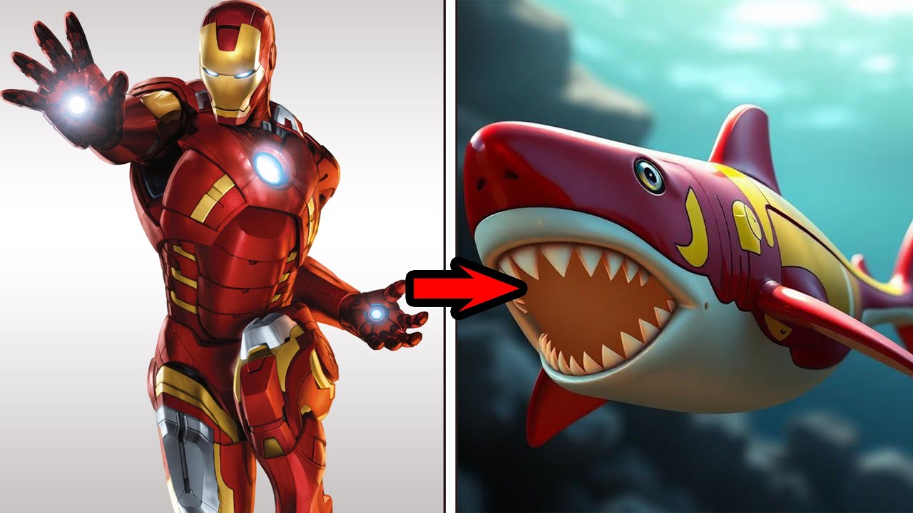 MARVEL AND THEİR FAVORİTE SHARK AND OTHER FAVORİTE - YouTube