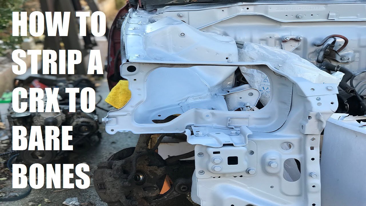 Ep.13 - How to Remove Swap & Paint a CRX Engine Bay in One Day (Part I ...