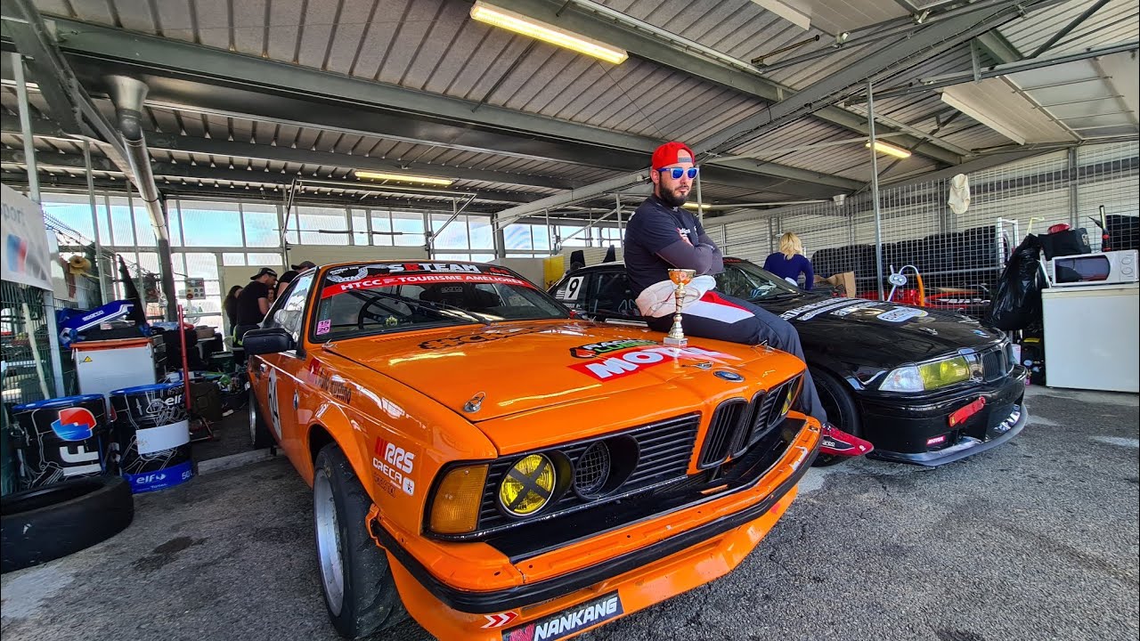 Championnat France HTCC 2022 BMW 635csi Florian Sanchez circuit arnos ...
