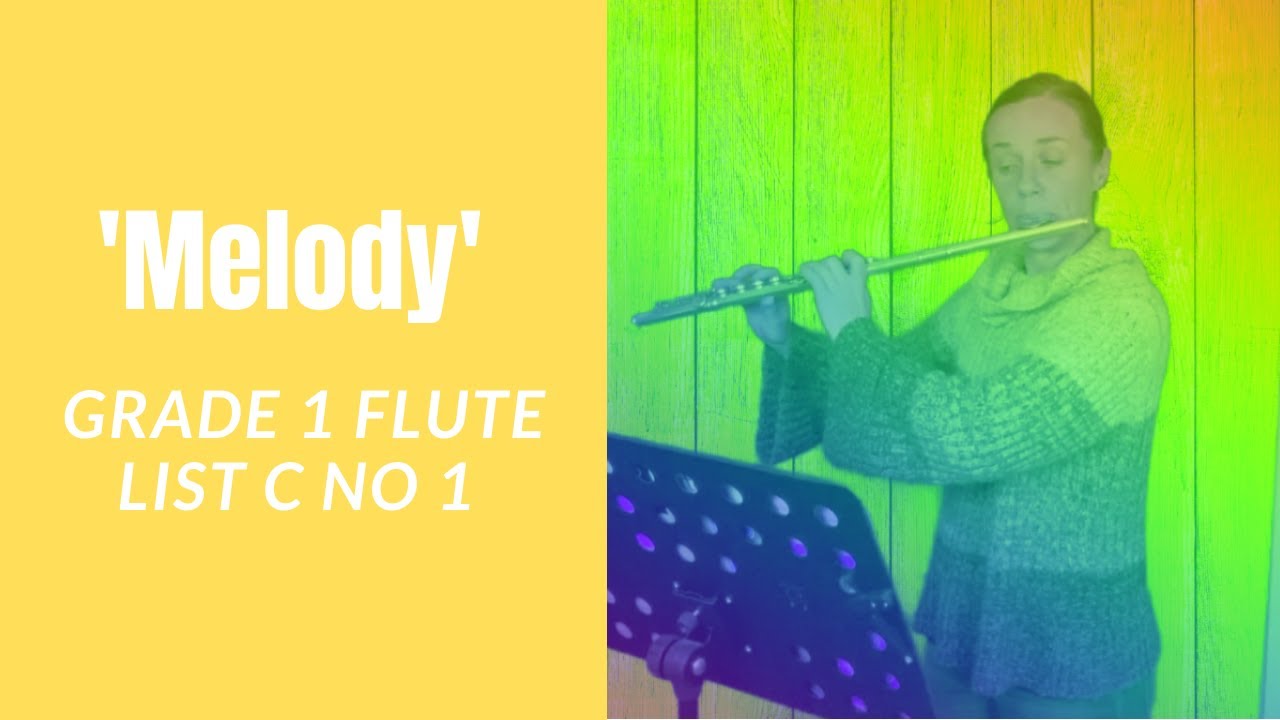 Melody Grade 1 Flute List C No 1 - YouTube