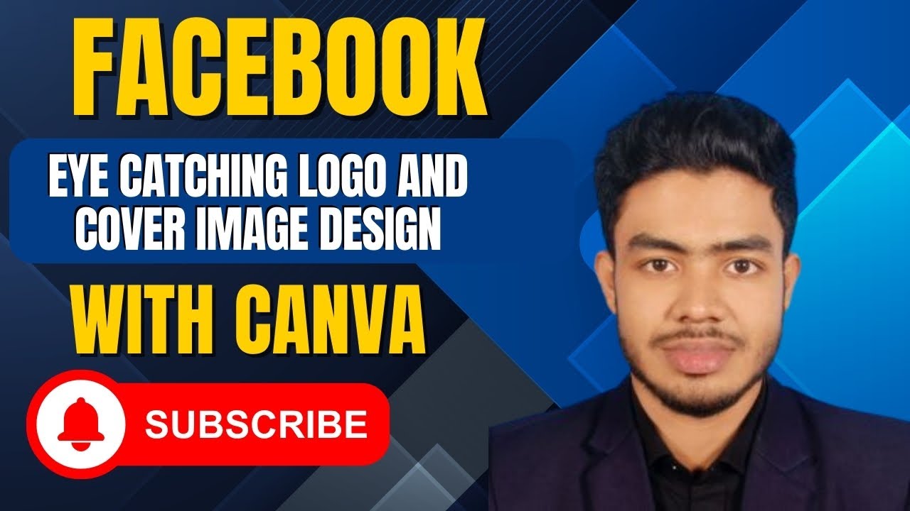 Facebook eye catching logo and cover image design with canva ...